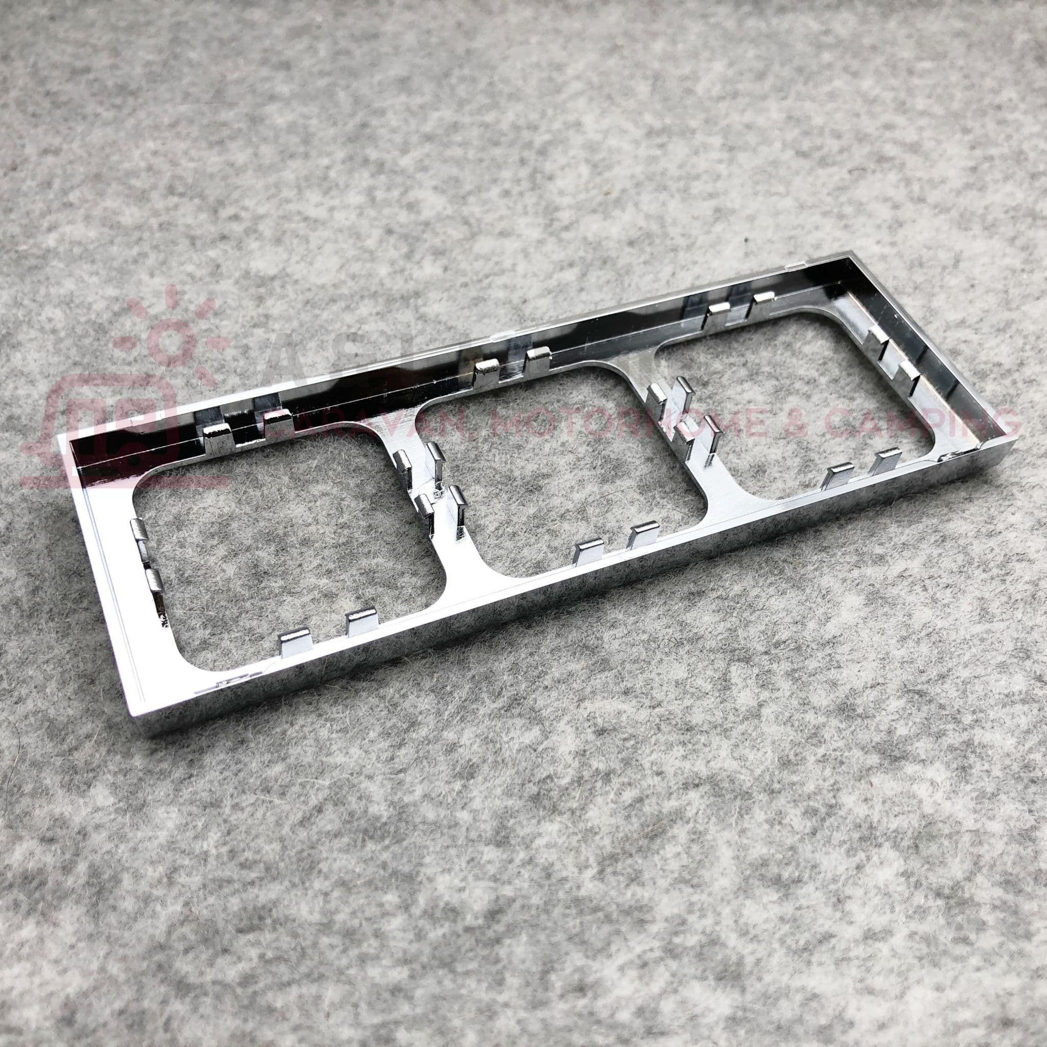 CBE C-Line 3-Way Faceplate Gloss Chrome - CG Range